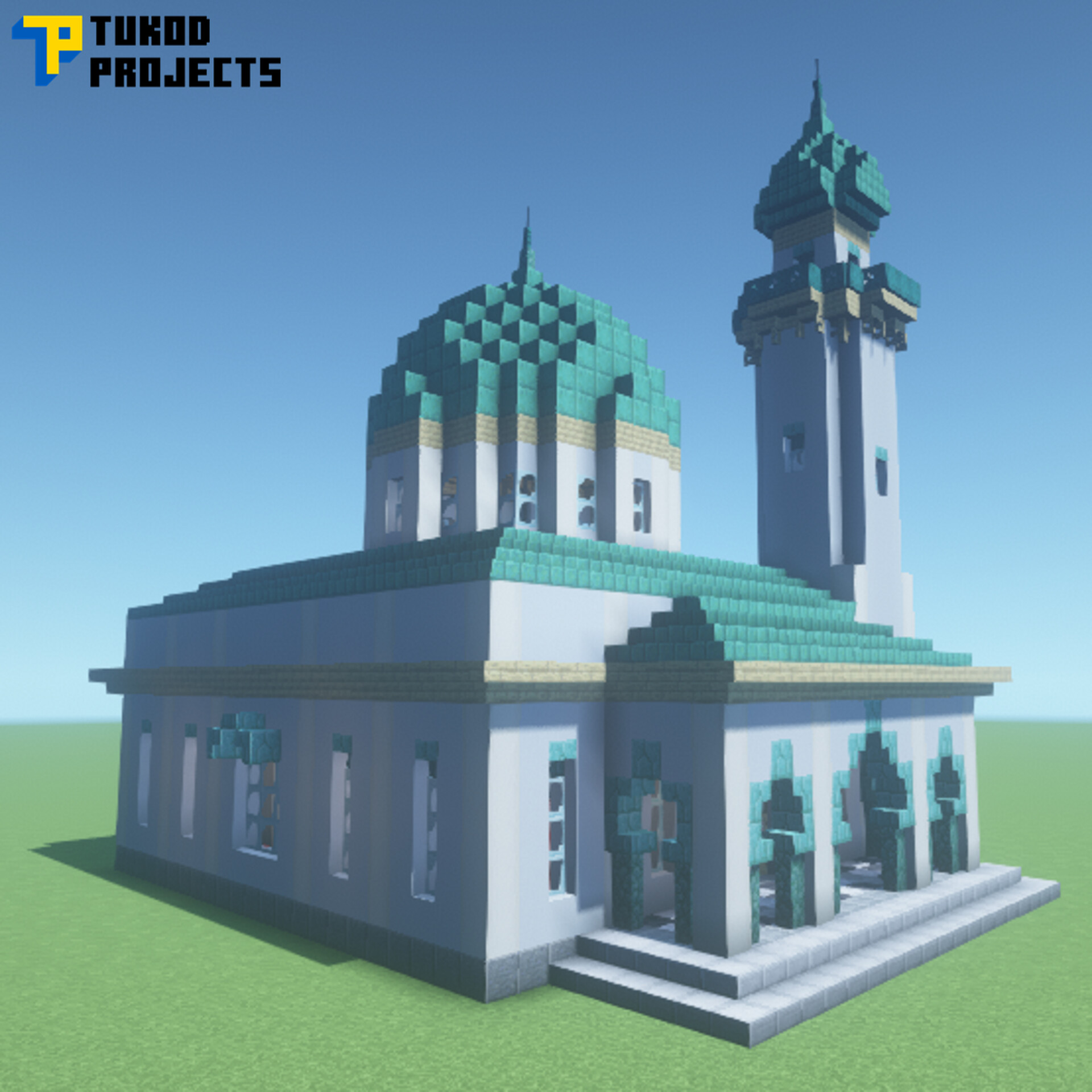 Average-Sized Mosque Minecraft Map