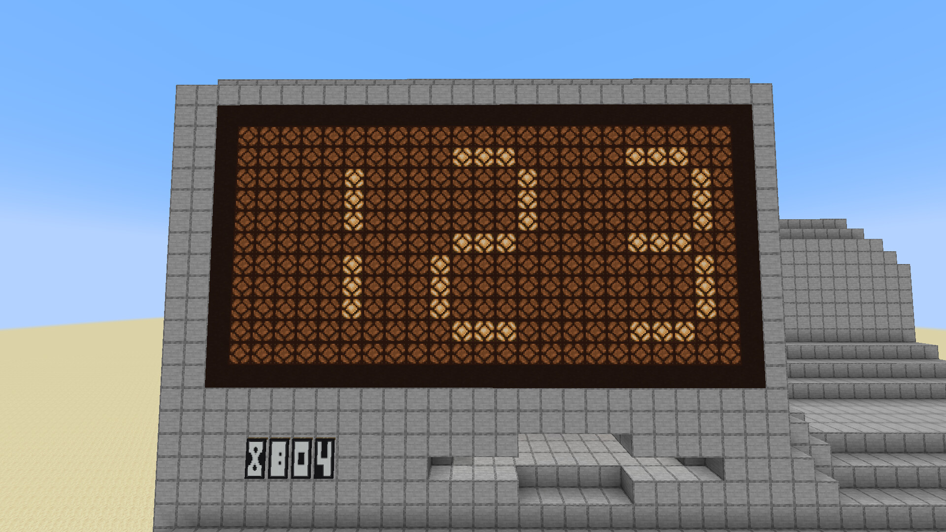 8-Bit Calculator 8B04 (1.19) Minecraft Map