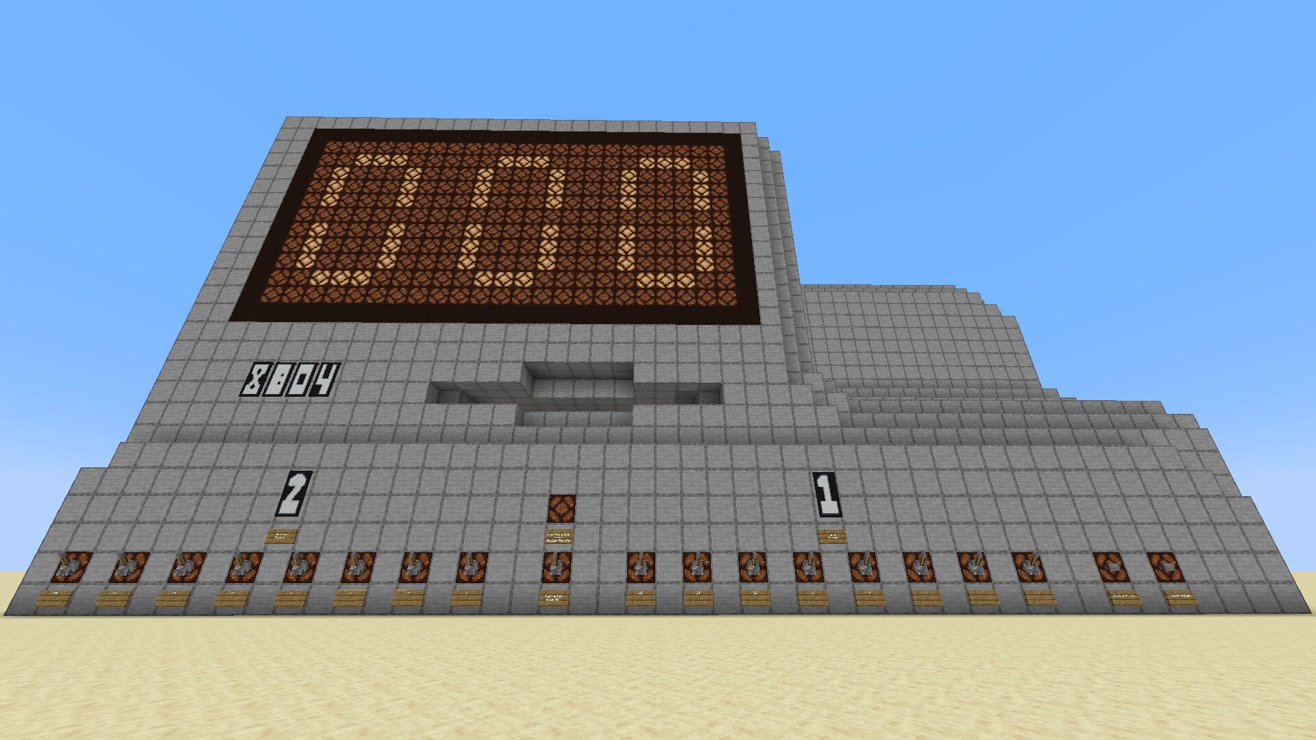8-Bit Calculator 8B04 (1.19) Minecraft Map