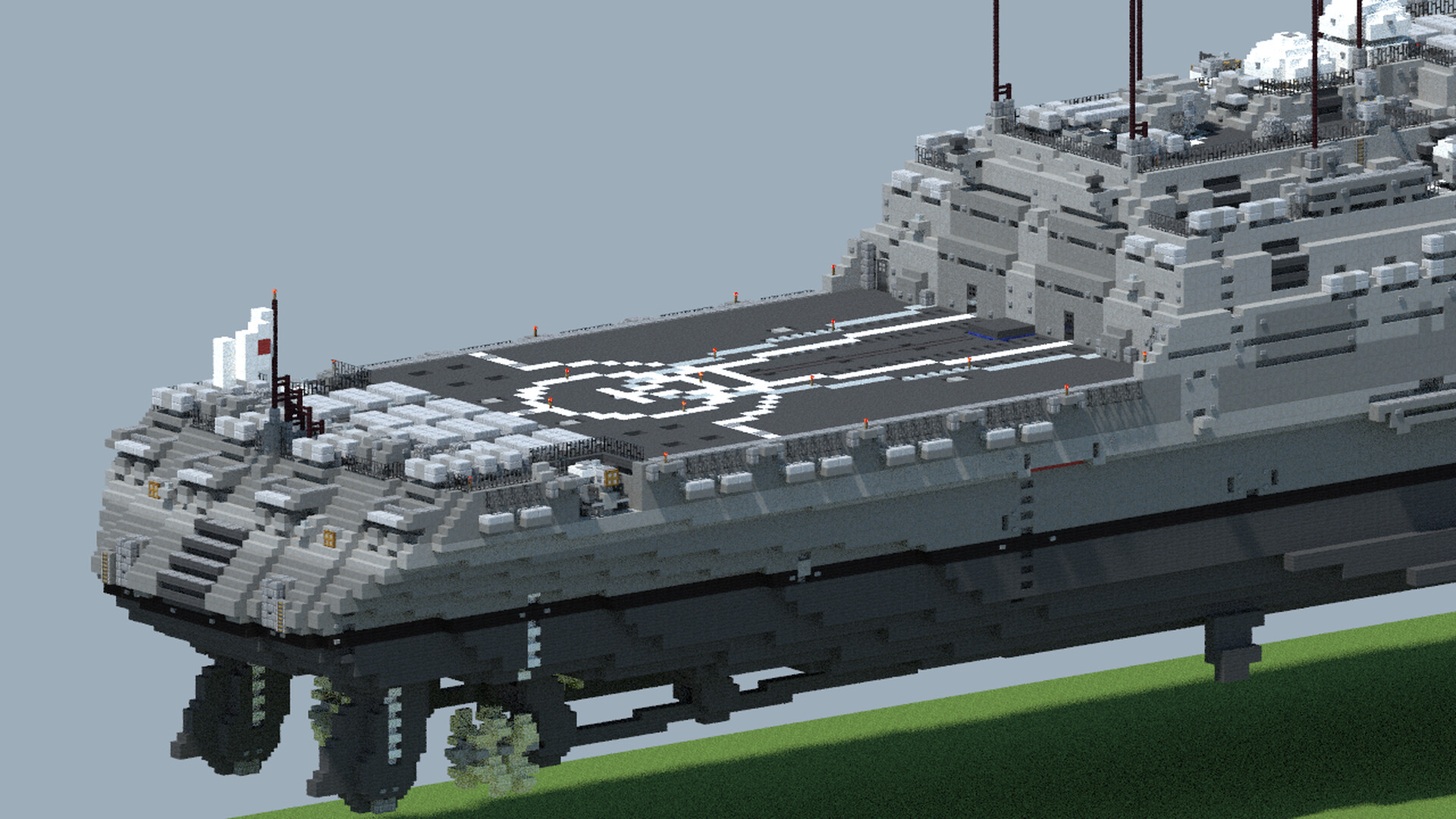 Mikasa class Missile Cruiser [Fictional][Remake] Minecraft Map