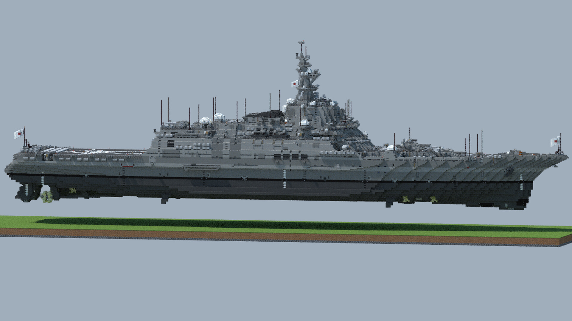 Mikasa class Missile Cruiser [Fictional][Remake] Minecraft Map