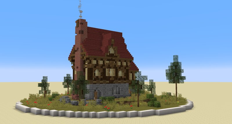 Minecraft Mittelalter Fachwerkhaus - Map Download Minecraft Map