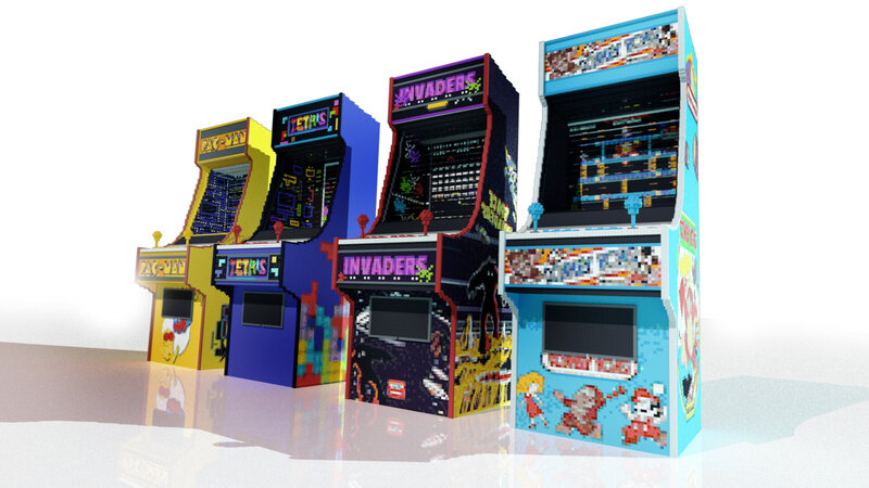 Pack 4 ArcadeMachines Minecraft Map