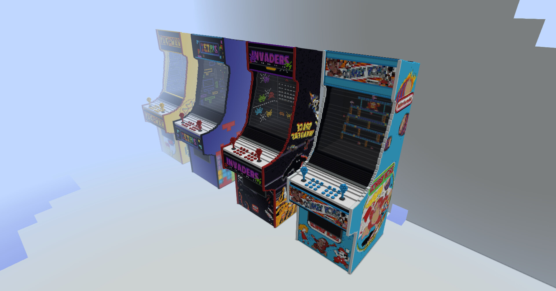 Pack 4 ArcadeMachines Minecraft Map