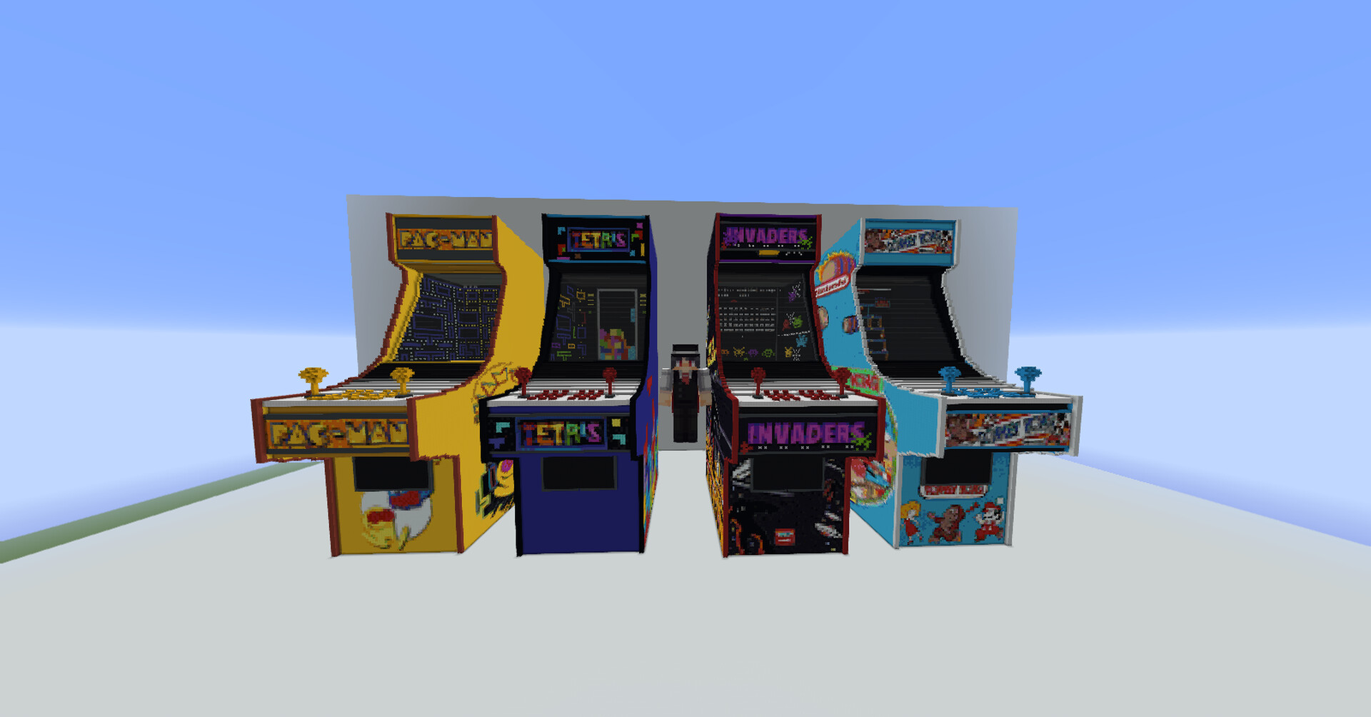 Pack 4 ArcadeMachines Minecraft Map