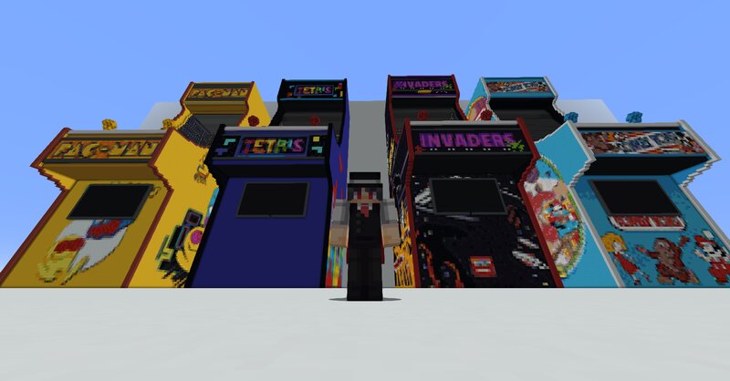 Pack 4 ArcadeMachines Minecraft Map