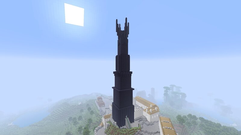 Orthanc, Isengard - The Lord of the Rings Minecraft Map