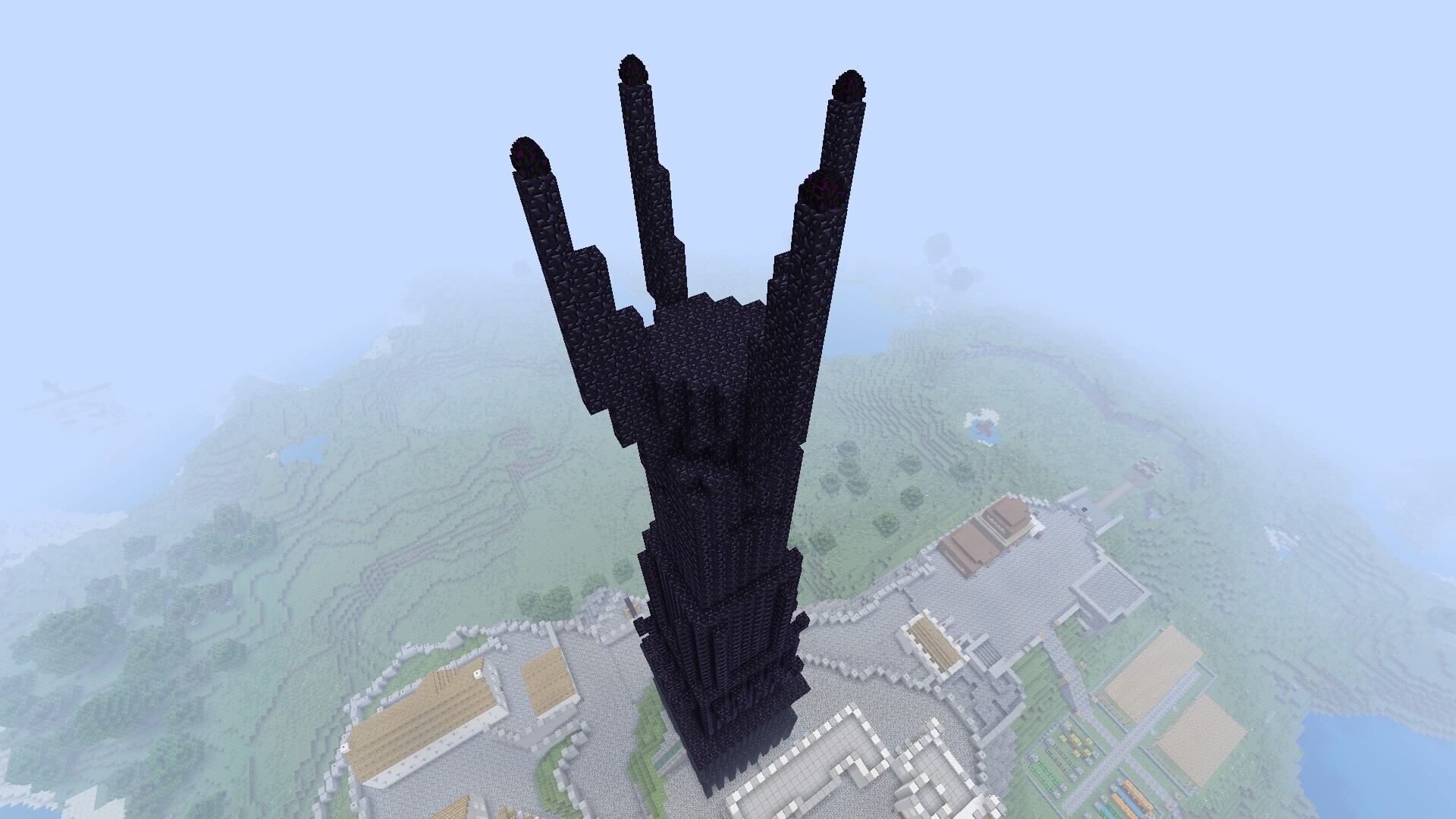 Orthanc, Isengard - The Lord of the Rings Minecraft Map