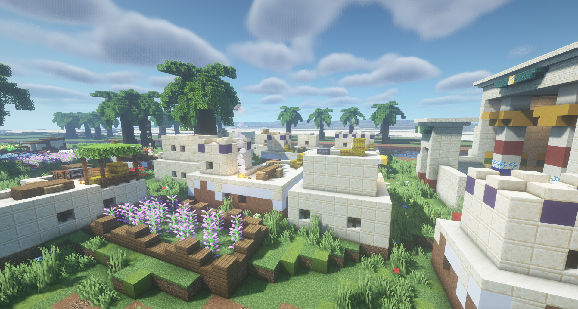 Egyptian temple in Memphis: based off ac origins version Minecraft Map