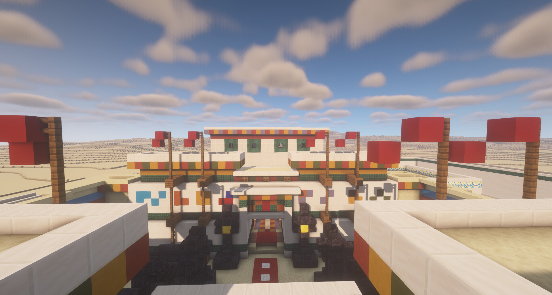 Egyptian temple in Memphis: based off ac origins version Minecraft Map