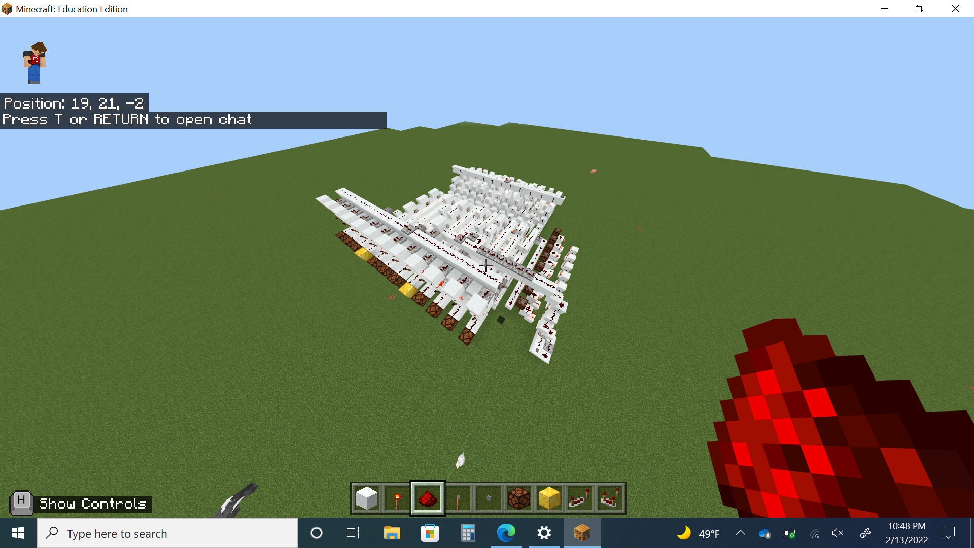 Binary to BCD Minecraft Map