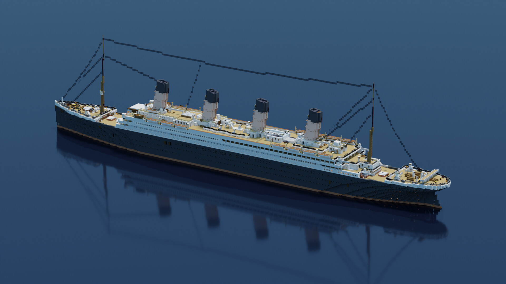 RMS Titanic 1:1 Exterior Only (Bedrock+Java) Minecraft Map