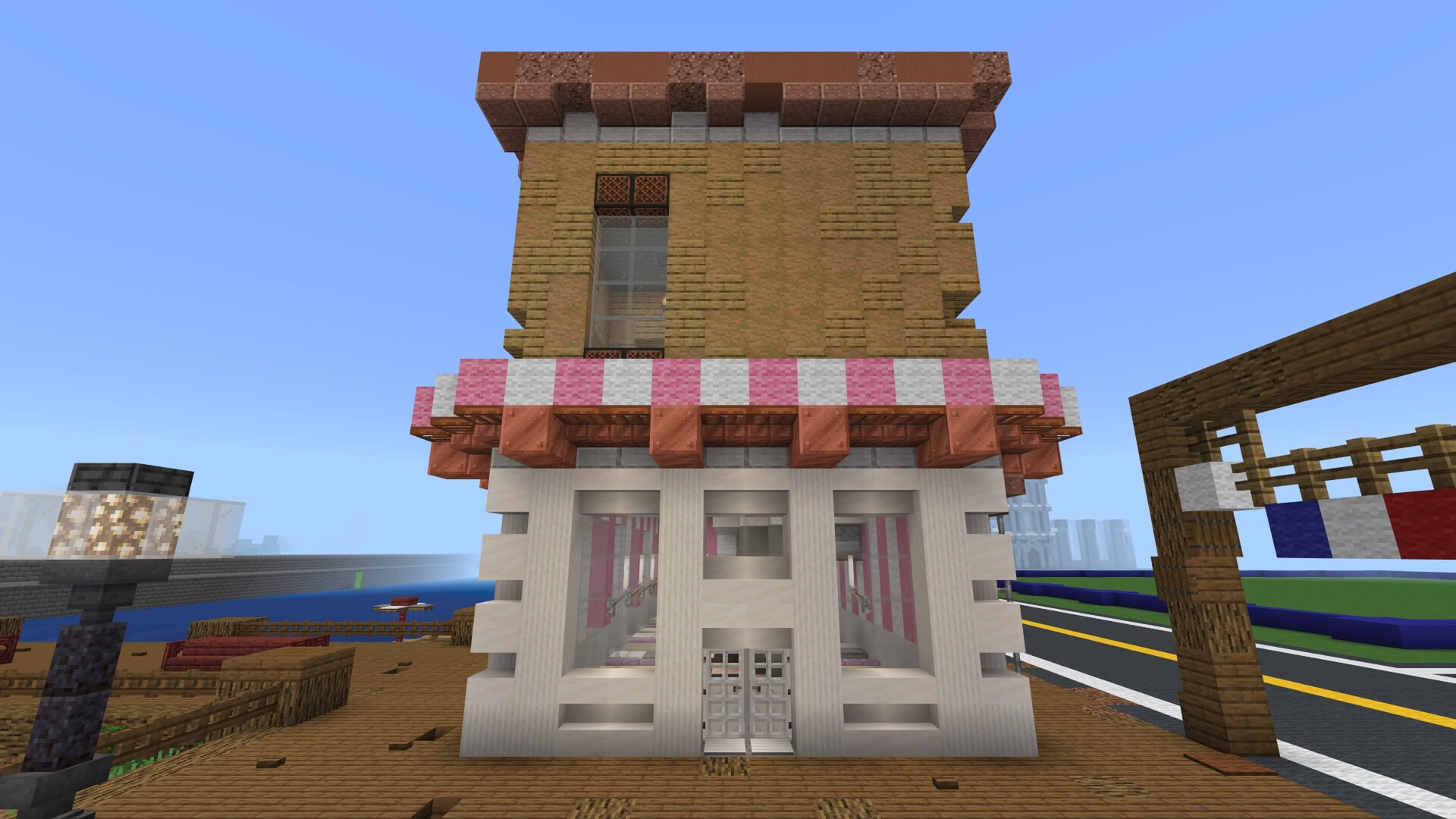 Old Cone Ice Cream Emporium Minecraft Map