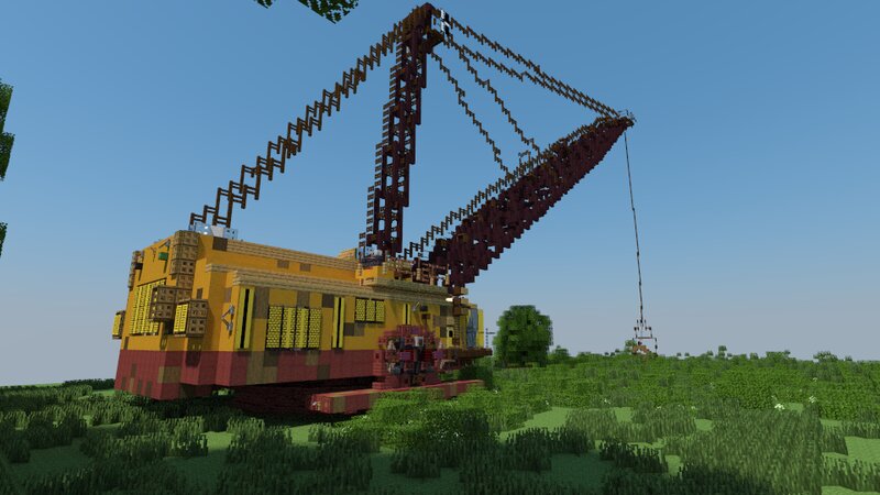 Bucyrus Erie 380W, Walking dragline [With Download] Minecraft Map