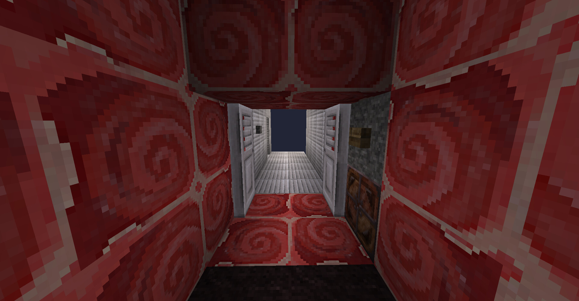 Elevator in Minecraft with doors Minecraft Map