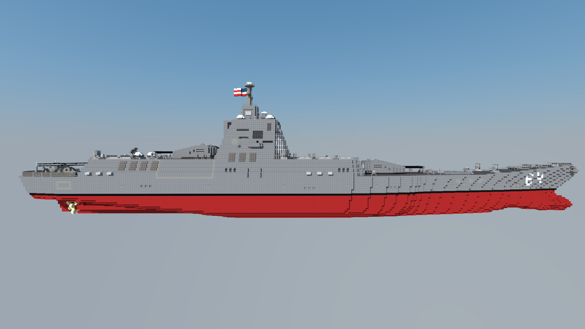 BB-64 USS Arizona - Arizona-Class Arsenal Ship Minecraft Map
