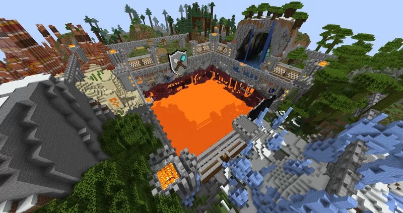 All Legacy Tumble Minigame Arena's Minecraft Map