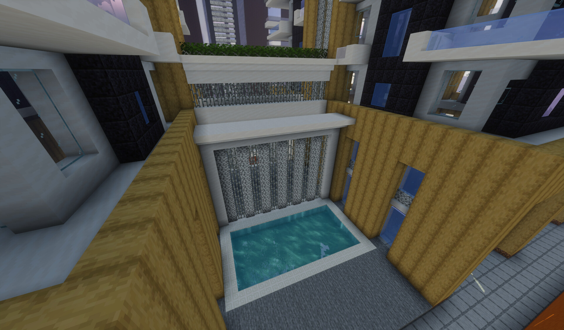 Modern residential complex Minecraft Map