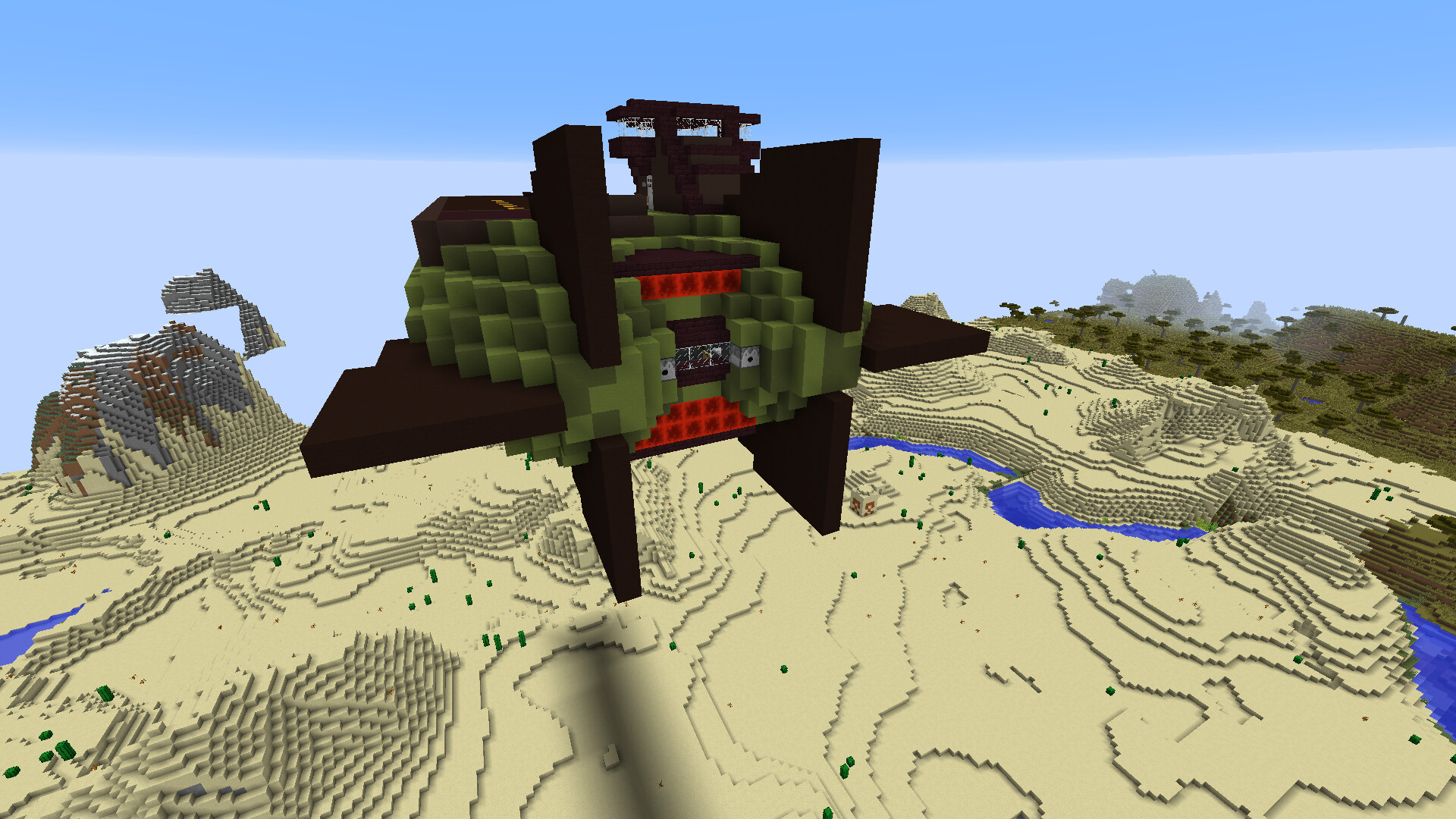 Fully Functional Movecraft Carrier Minecraft Map