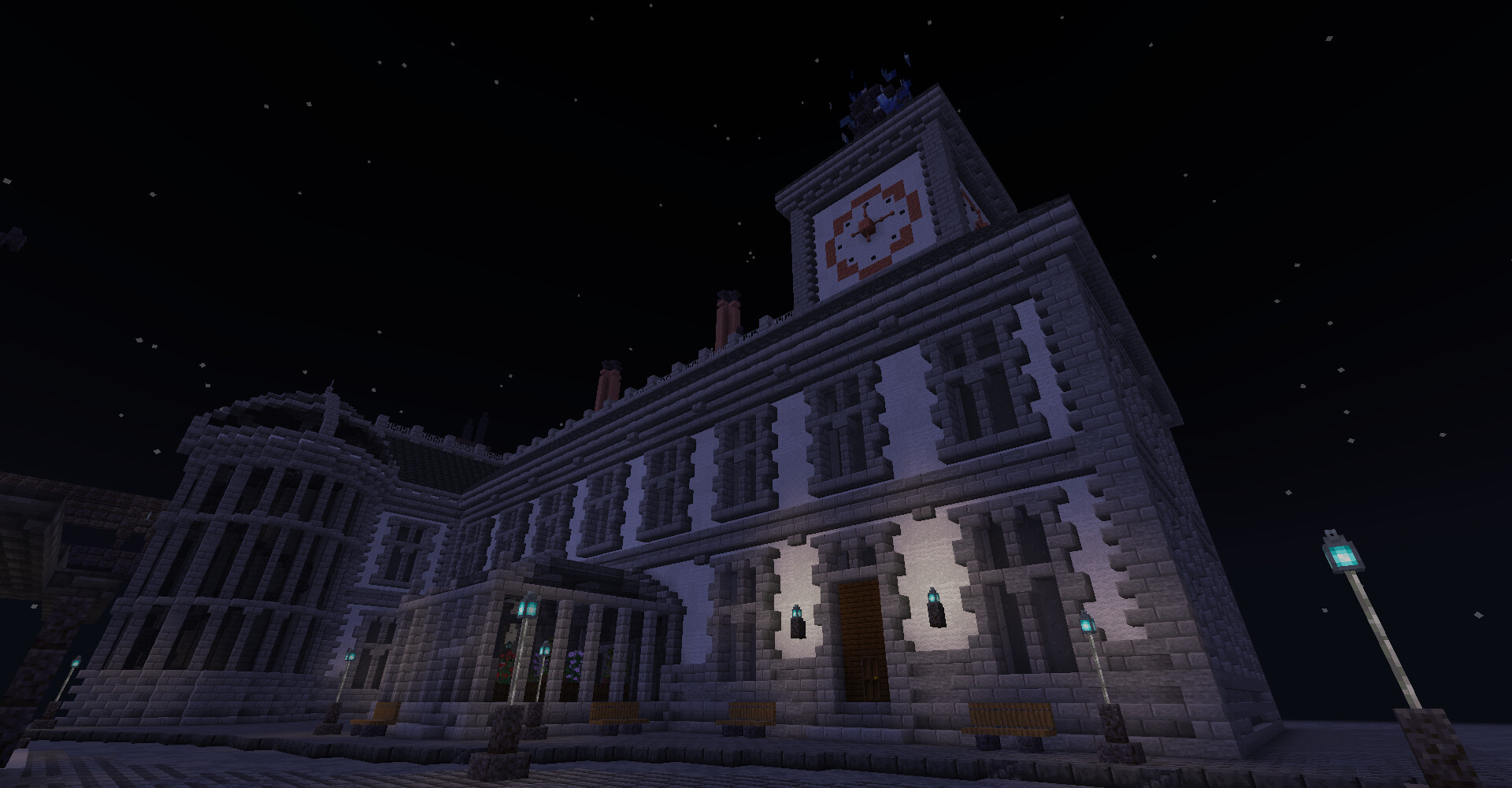 Steampunk university Minecraft Map