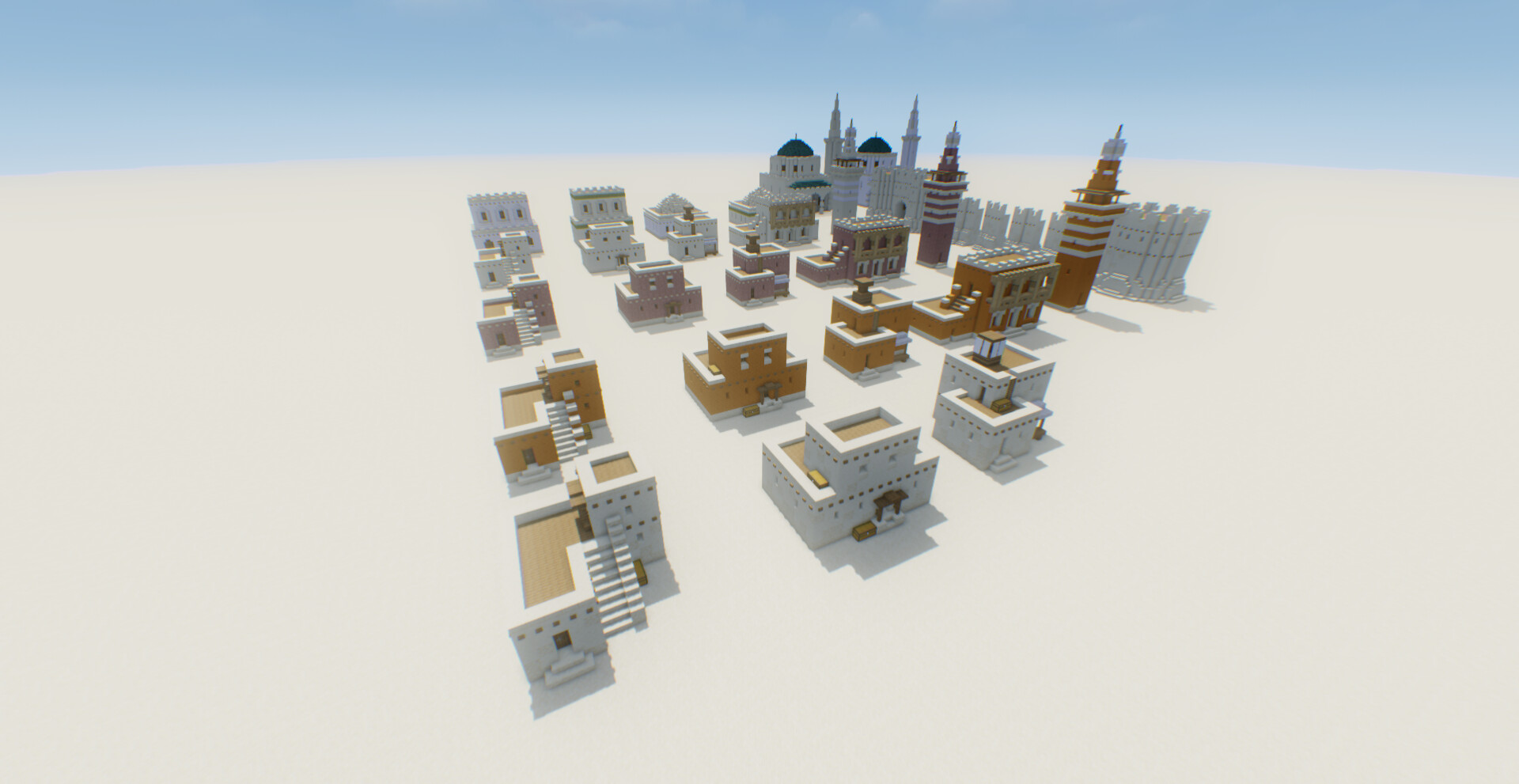 Arabic/middle-eastern house bundle [Downloadable] Minecraft Map