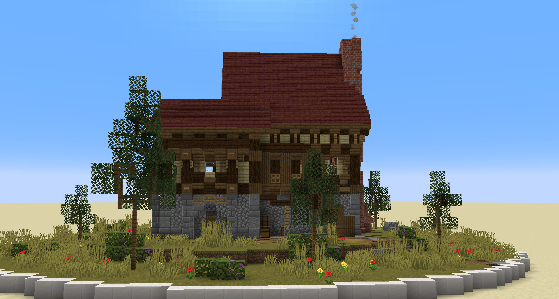 Minecraft Fachwerkhaus - WorldEdit Schematic Minecraft Map