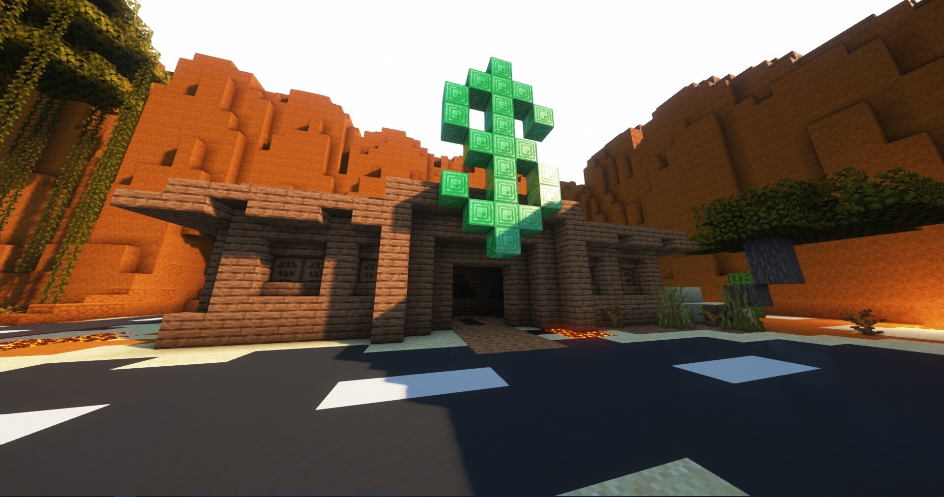 Brawl Town in MInecraft Minecraft Map