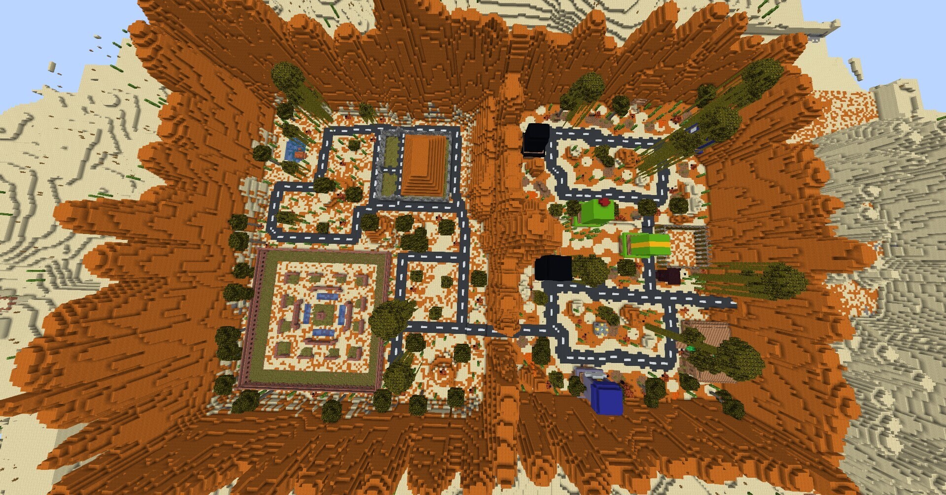Brawl Town in MInecraft Minecraft Map