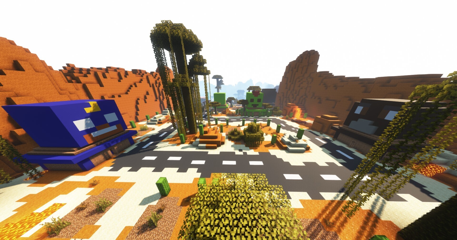 Brawl Town in MInecraft Minecraft Map