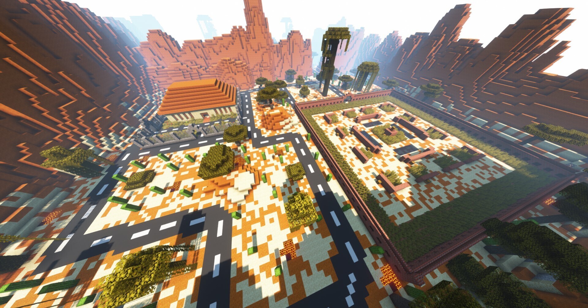 Brawl Town in MInecraft Minecraft Map