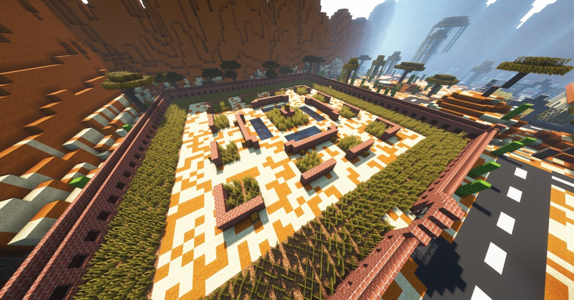 Brawl Town in MInecraft Minecraft Map