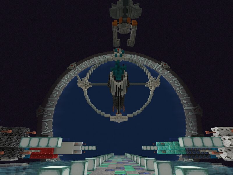 Large Stargate with Simbols Minecraft Map