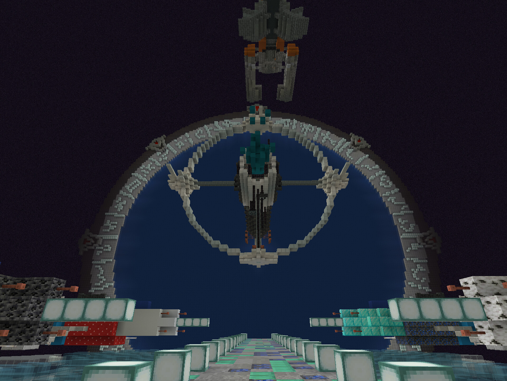 Large Stargate with Simbols Minecraft Map