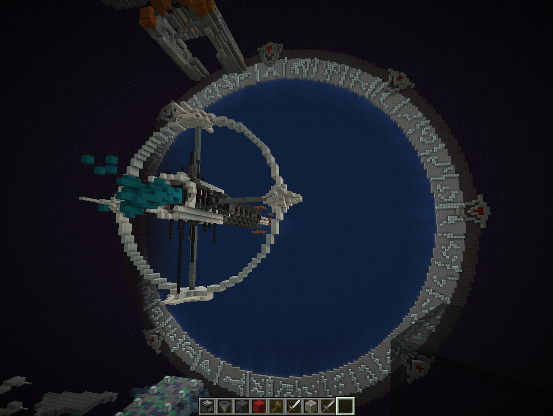 Large Stargate with Simbols Minecraft Map