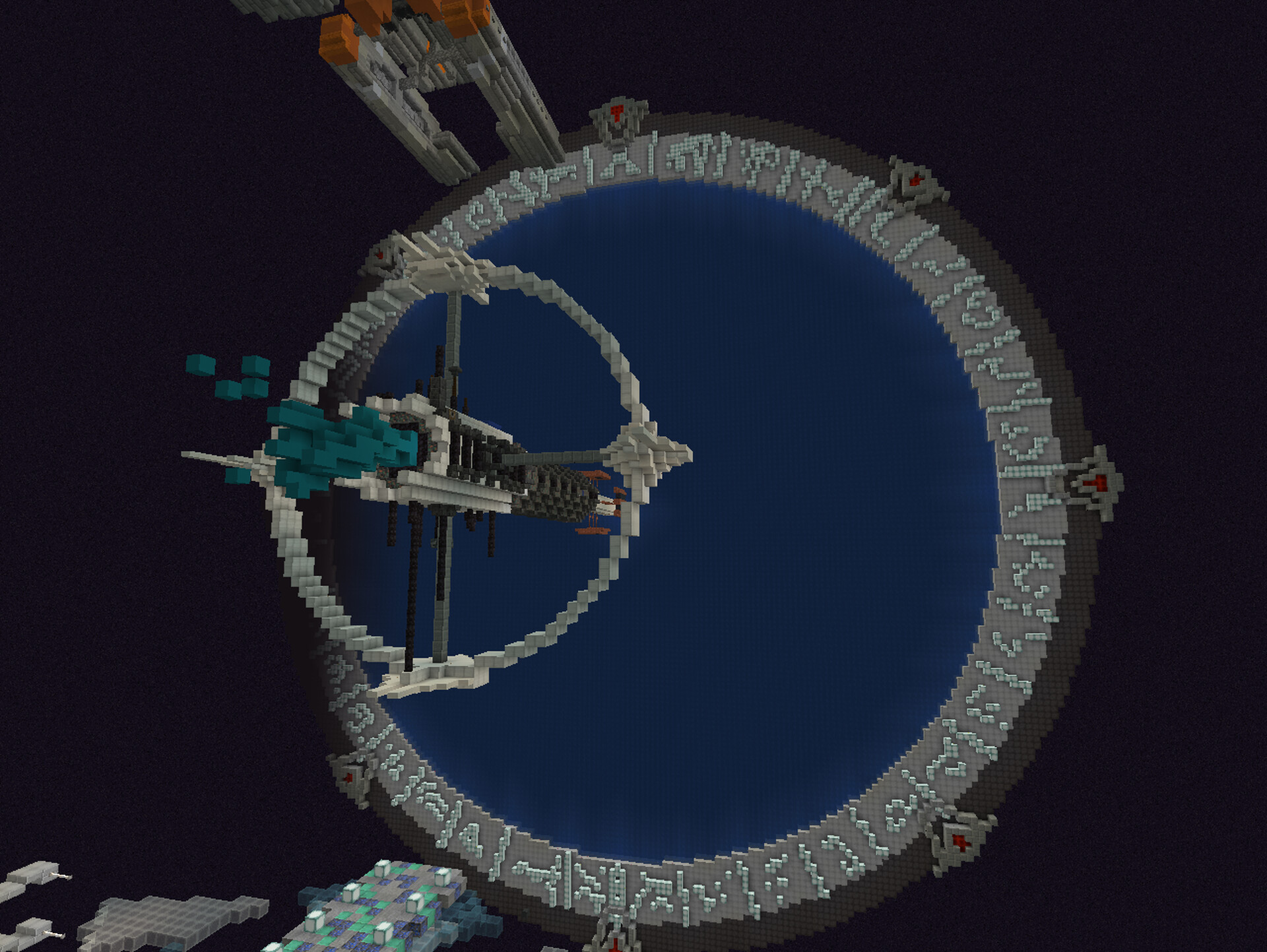 Large Stargate with Simbols Minecraft Map