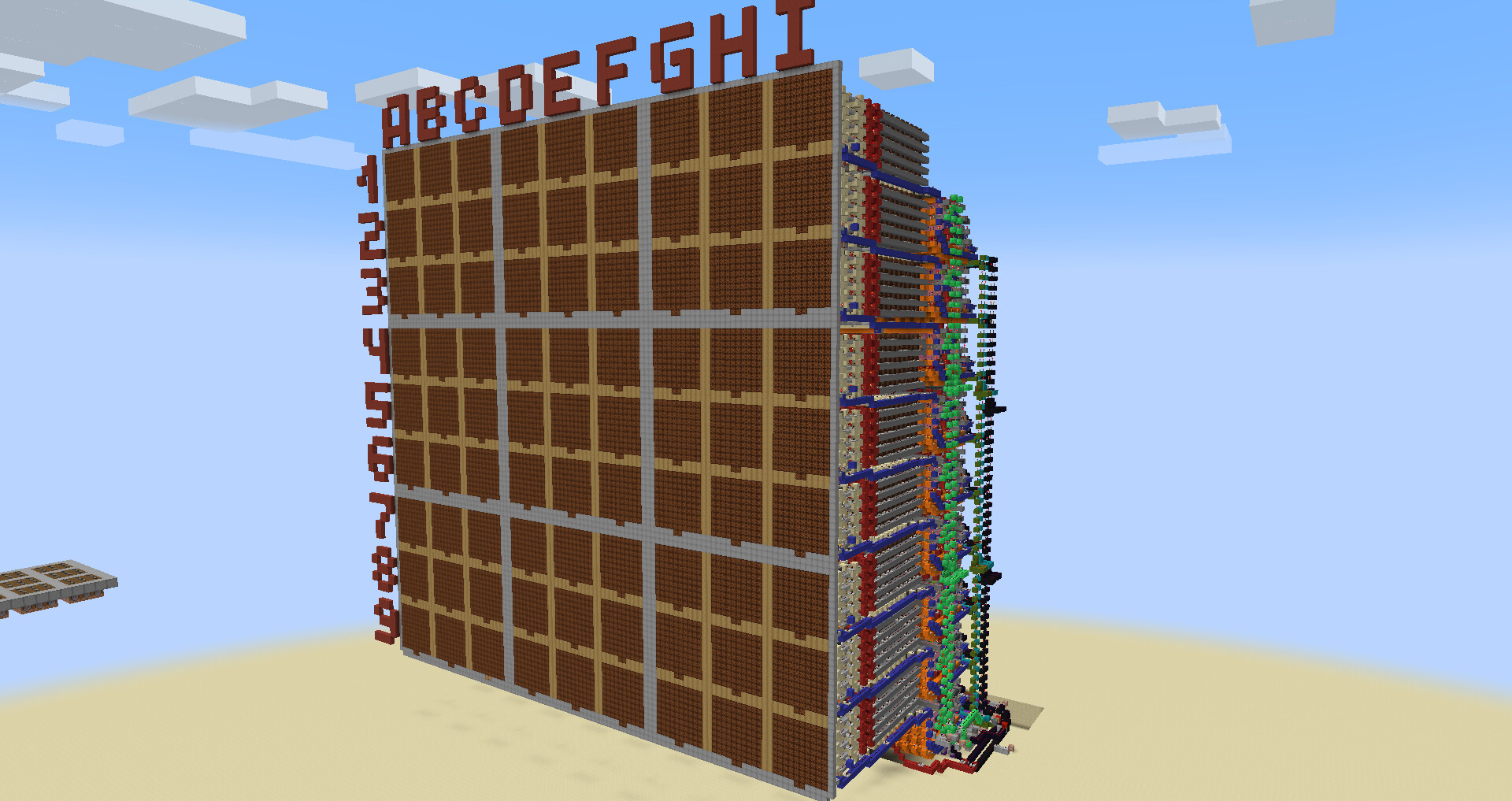 Redstone sudoku machine Minecraft Map