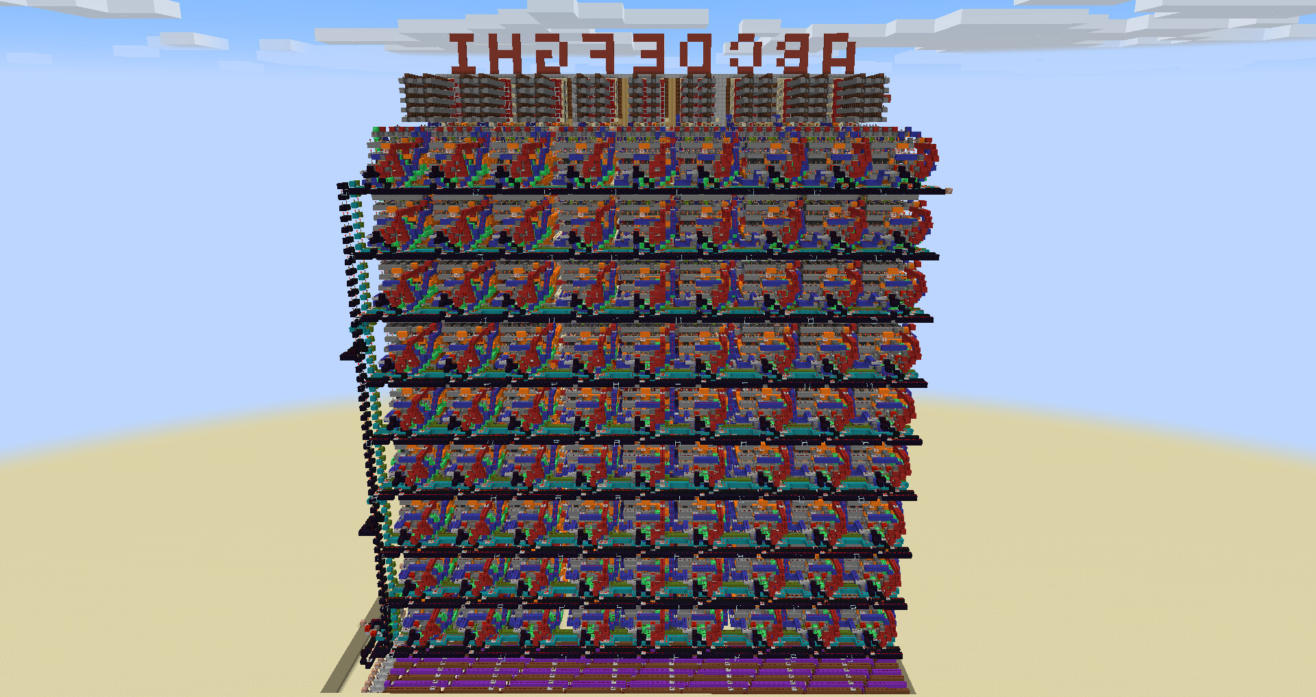 Redstone sudoku machine Minecraft Map