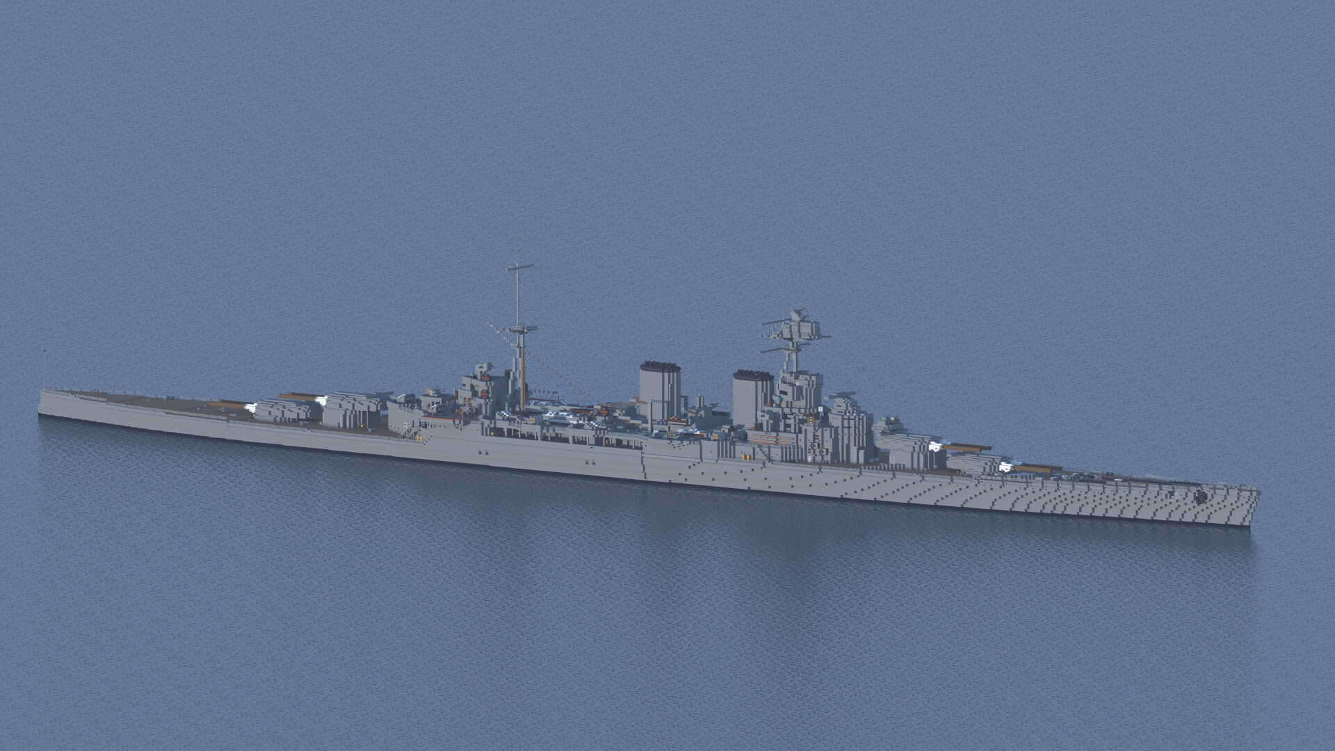 HMS Hood (1941) Minecraft Map