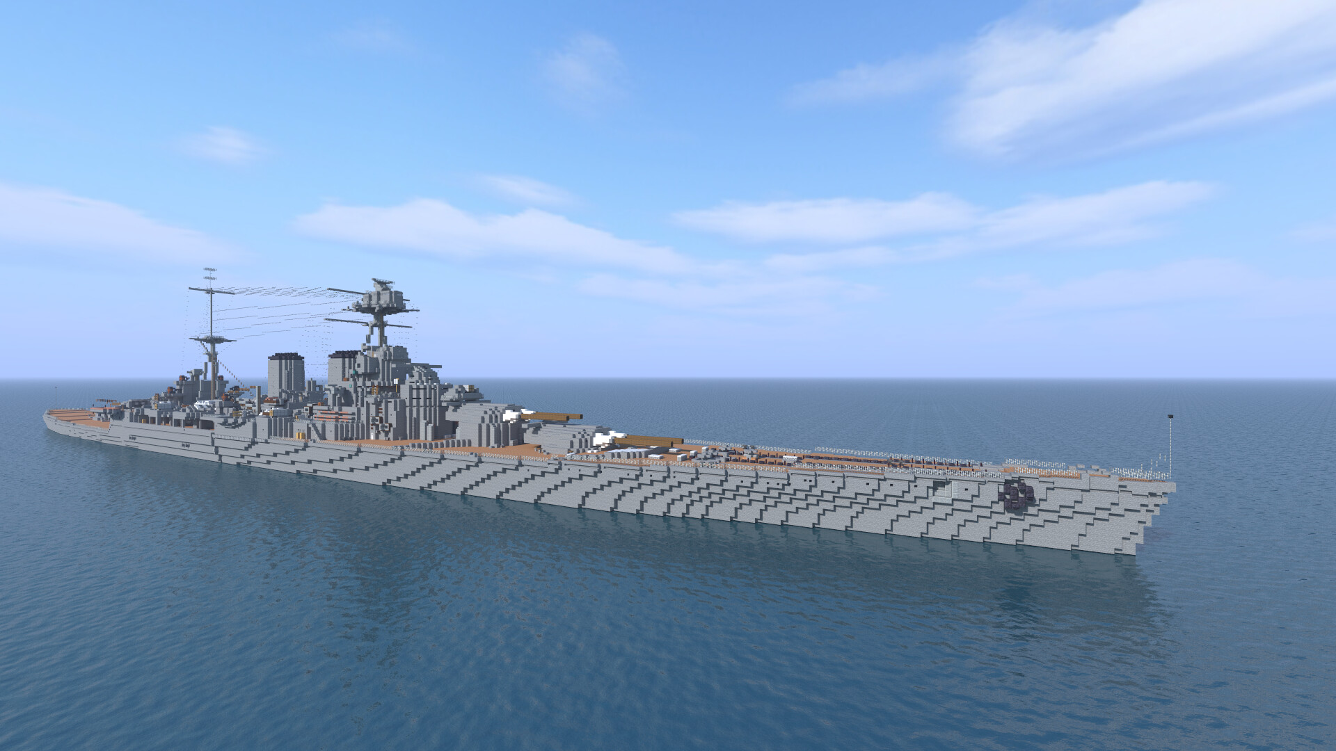 HMS Hood (1941) Minecraft Map