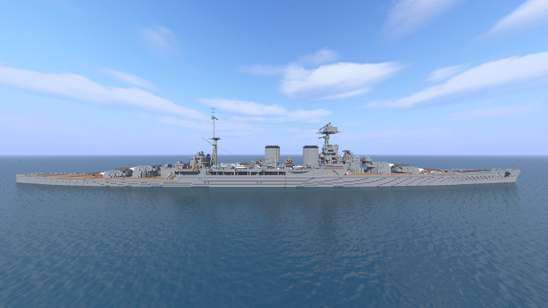 HMS Hood (1941) Minecraft Map