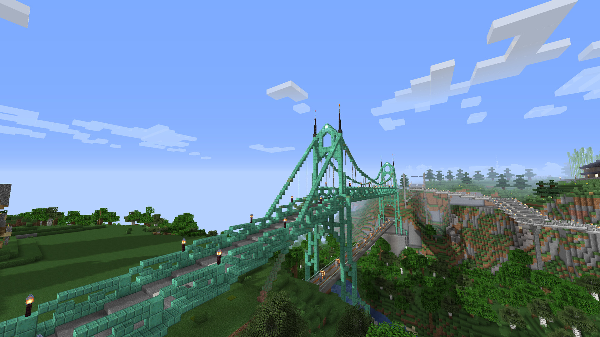 St. Johns Bridge (Portland Oregon) Minecraft Map