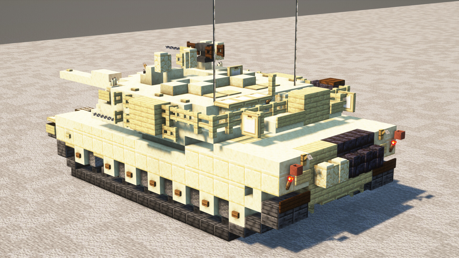 M1A2 Abrams Tank - 2.5:1 Minecraft Map
