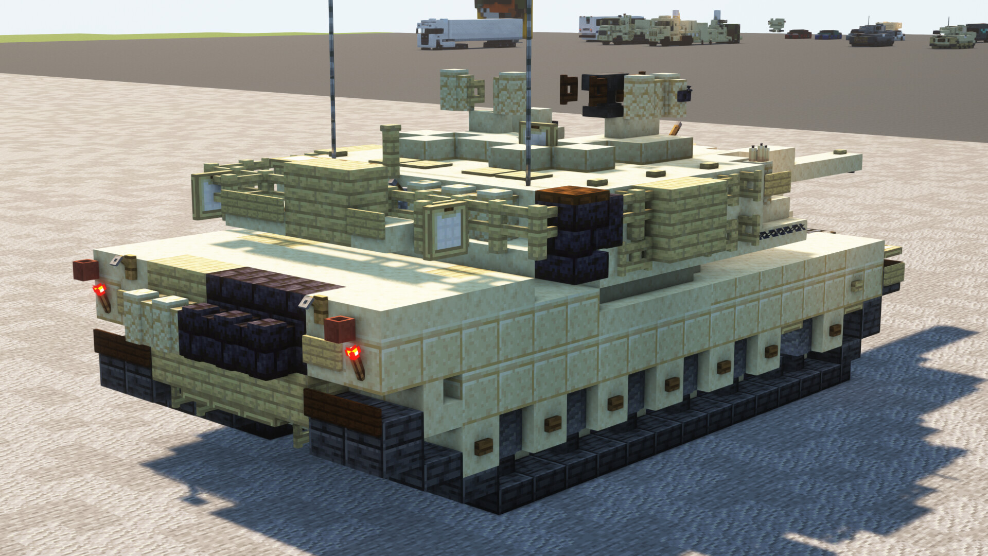 M1A2 Abrams Tank - 2.5:1 Minecraft Map