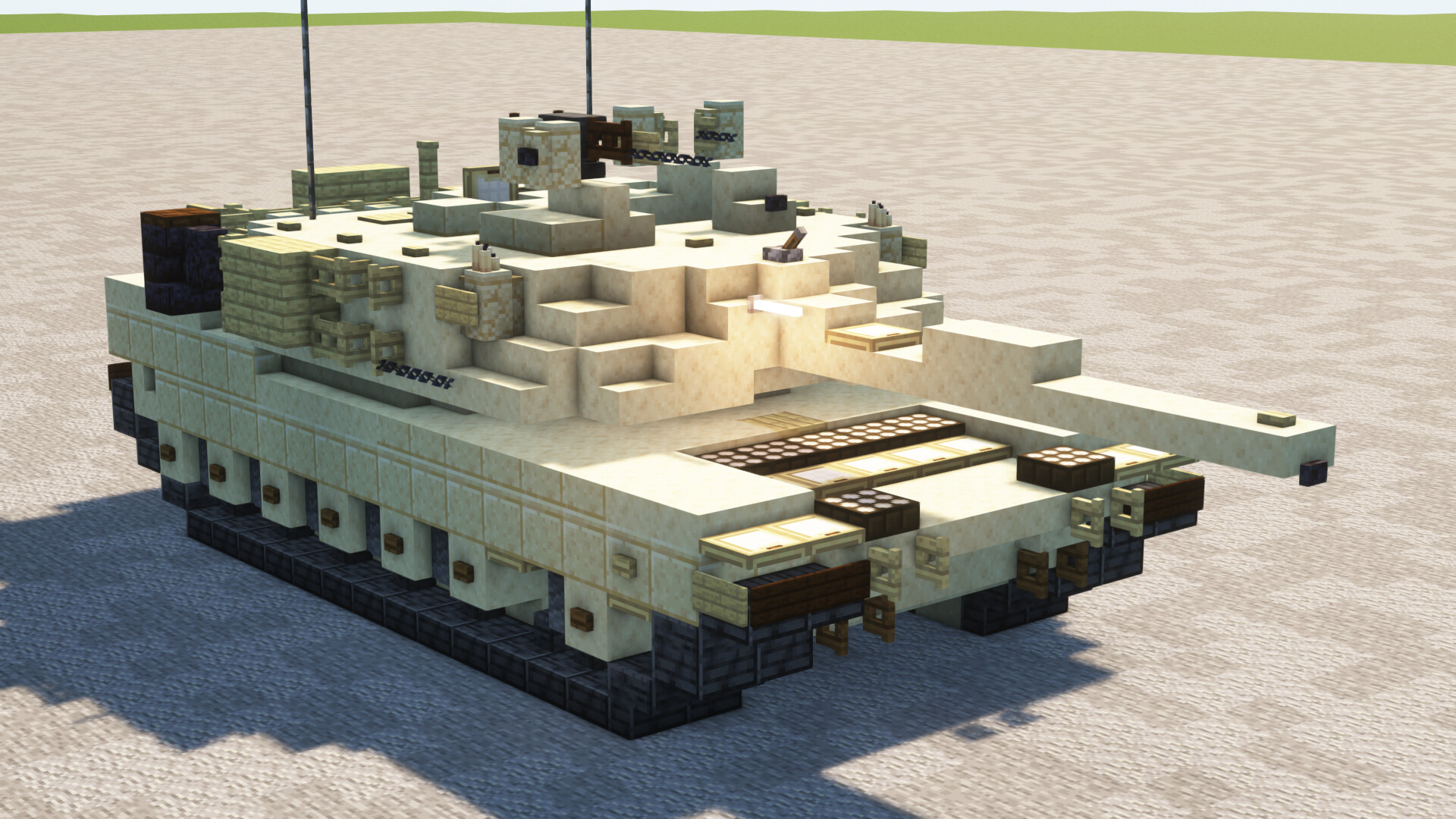 M1A2 Abrams Tank - 2.5:1 Minecraft Map