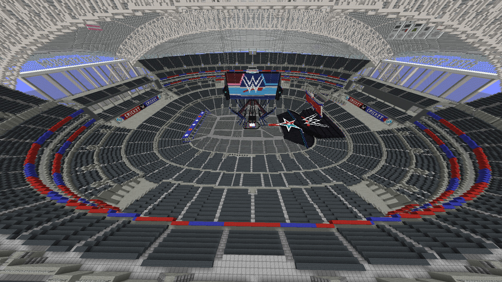 WWE WRESTLEMANIA 32 – AT&T Stadium Minecraft Map
