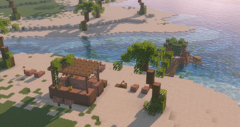Hawaiian sunset Minecraft Map