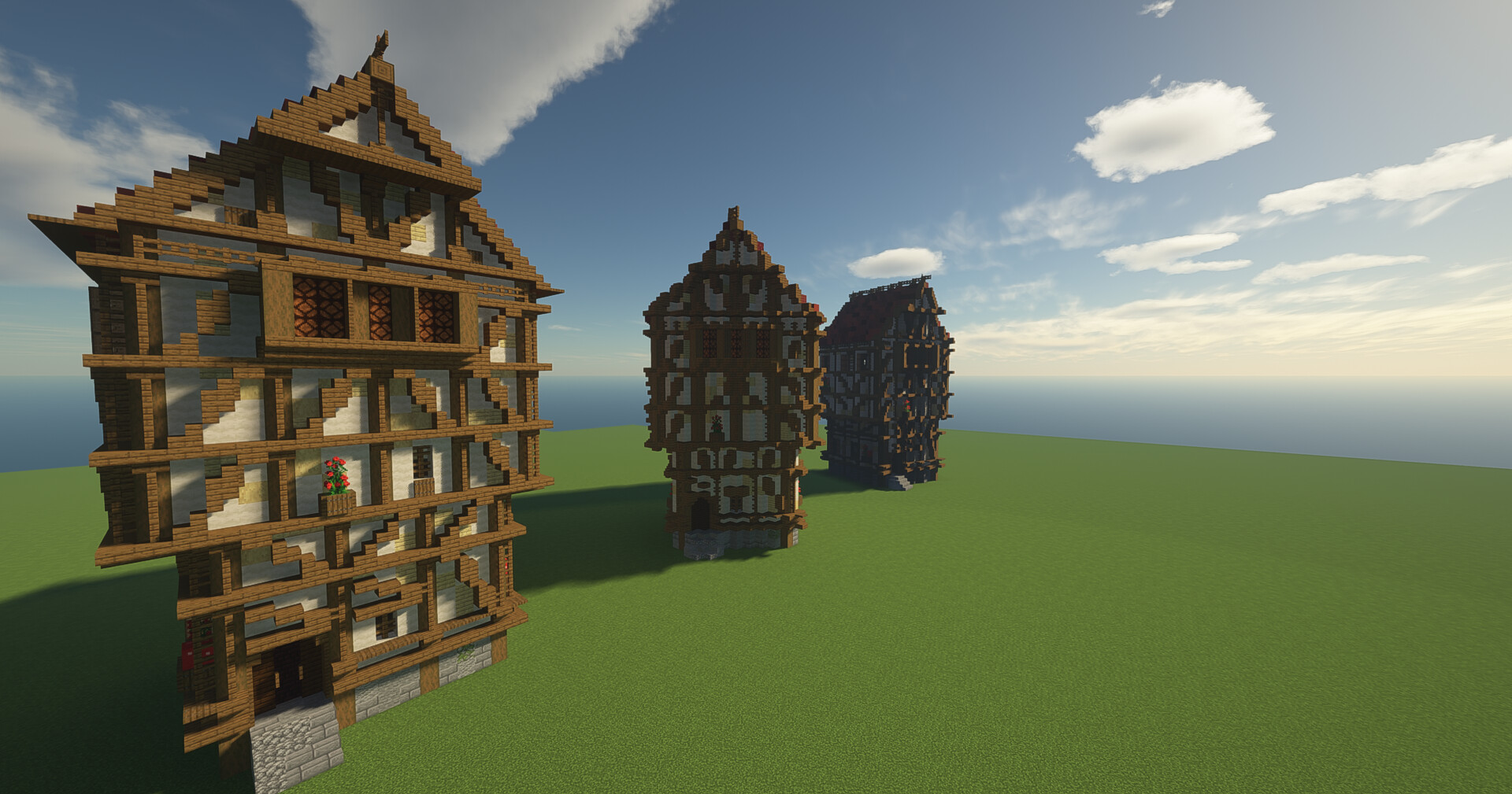 Medieval/Fantasy House on 3 angles! Minecraft Map