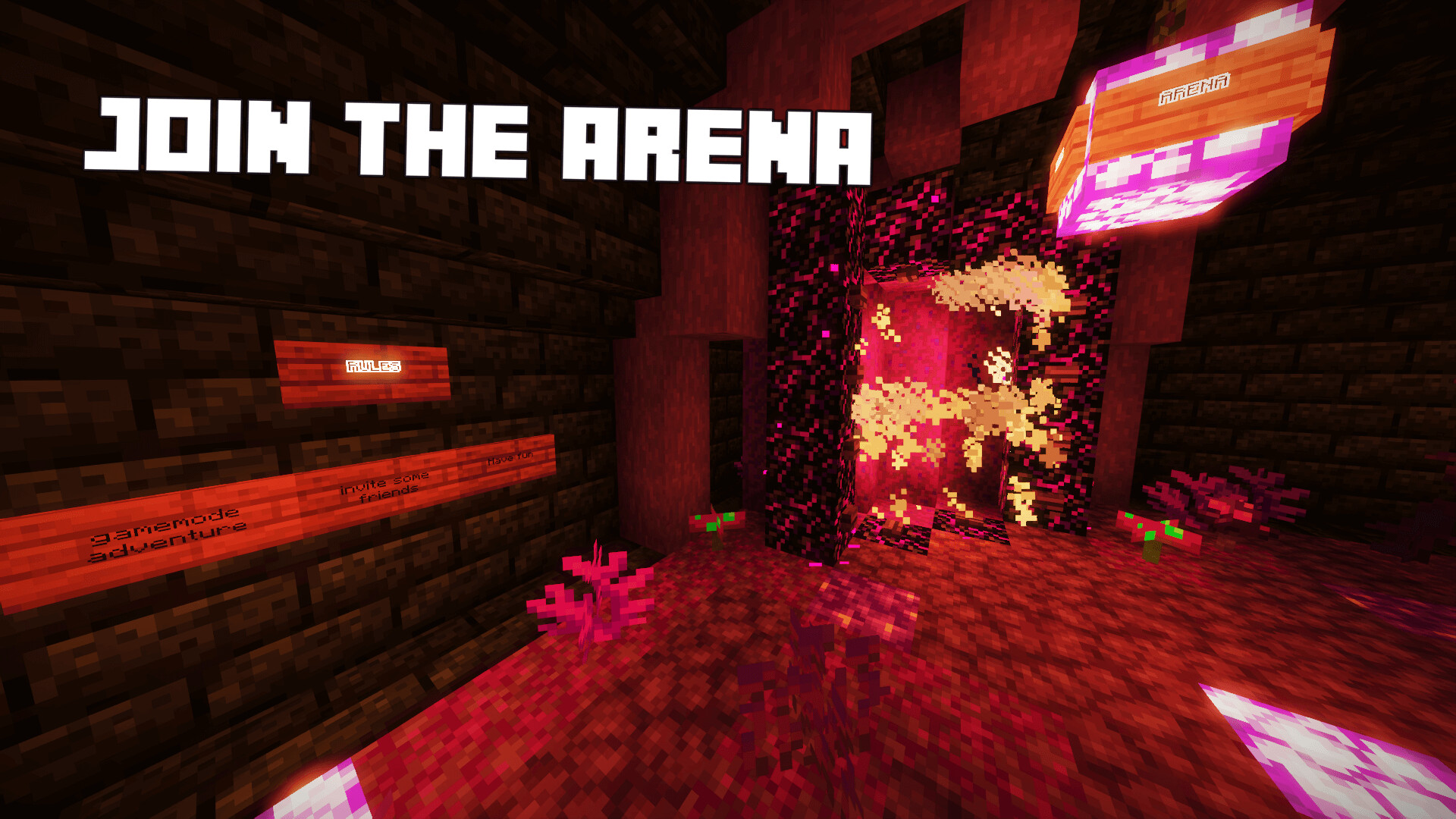 Purple Void : Magic PvP Arena Minecraft Map