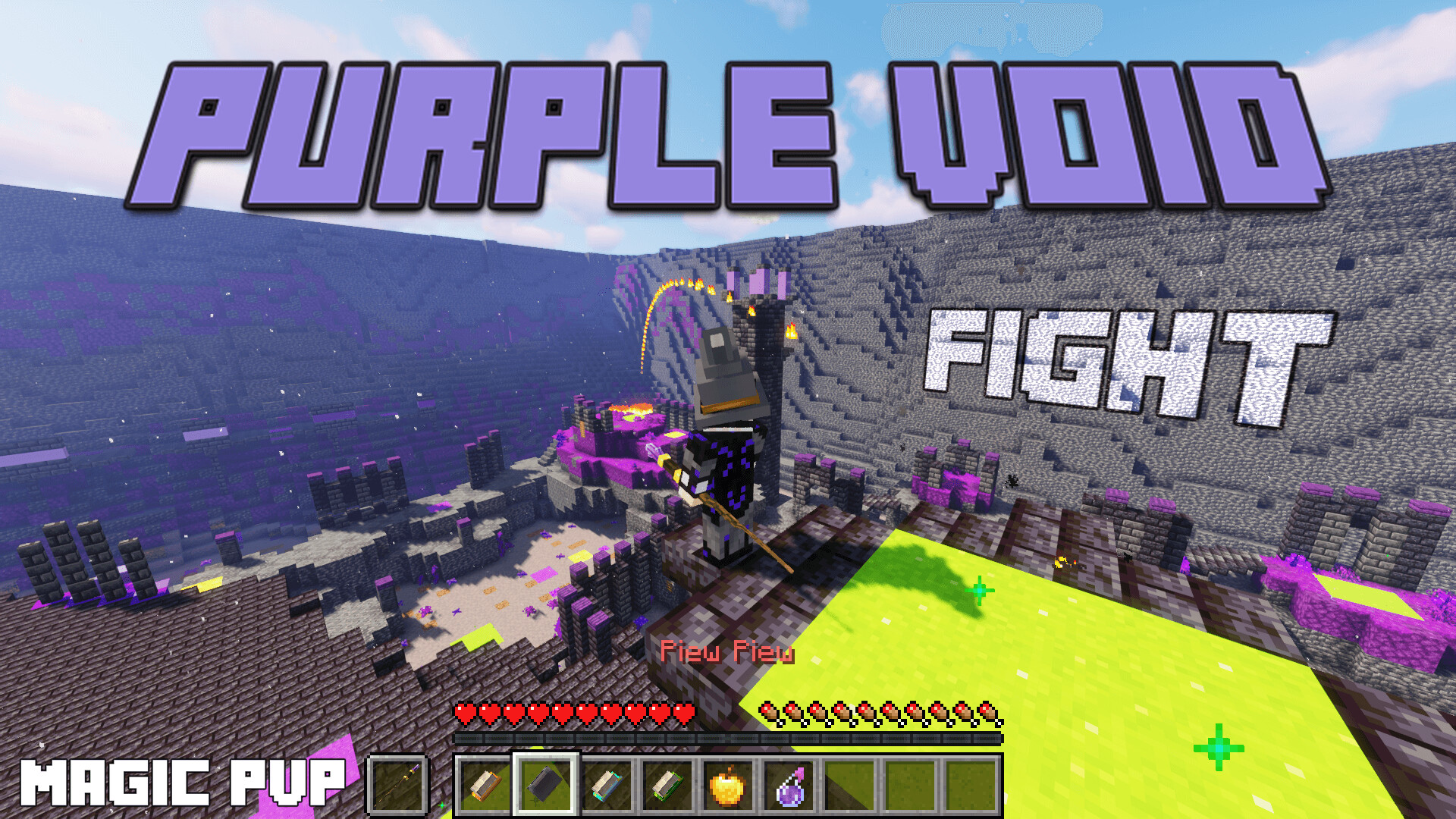 Purple Void : Magic PvP Arena Minecraft Map