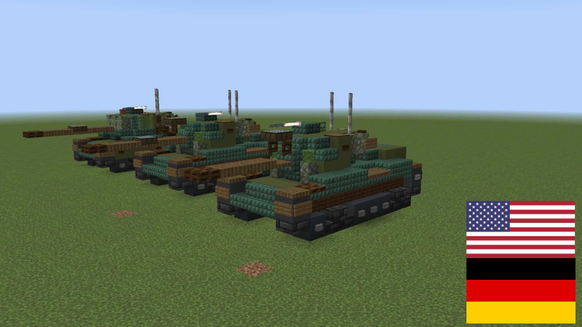 1.5:1 scale German (Bundeswehr) M48 variants (M48A2C, M48A2 G A2, M48 ...